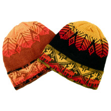 Andes Alpaca Hobo Beanie Hat Geometric Patterns One Size Adult ...