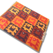 Inca Icons Thick Woven Rug Mat 100% Wool 60" x 60" Handmade Close Out ...