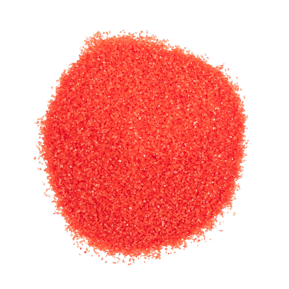 Red Sanding Sugar | Bulk Colored Sugar Crystals