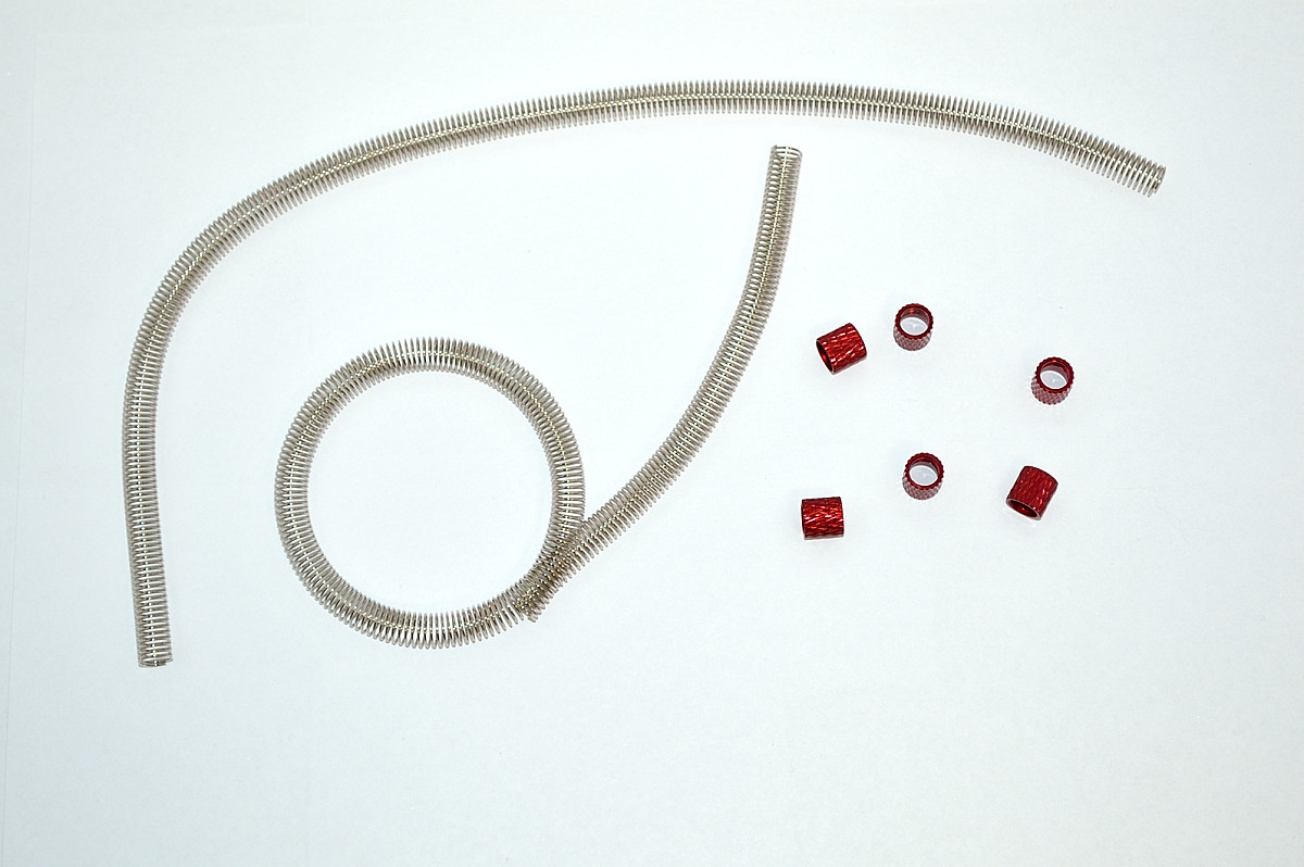 Fuel Line Protector 12in (set of 2) - RED - R/C Raven Inc