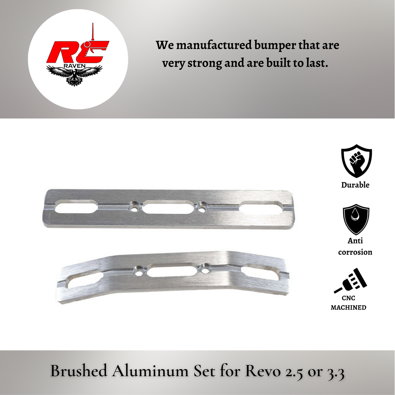 RC Raven RC Aluminum Parts and Accessories for Revo 2.5 or 3.3 E- Revo ...