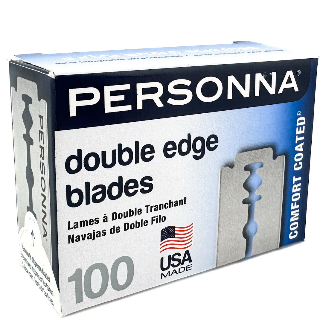 Personna Comfort Coated Double Edge Razor Blades- 100 Count