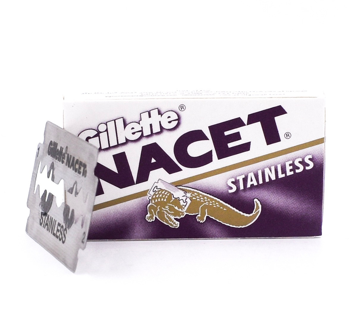 Gillette NACET Stainless Double Edge Safety Razor Blades- 5 Count