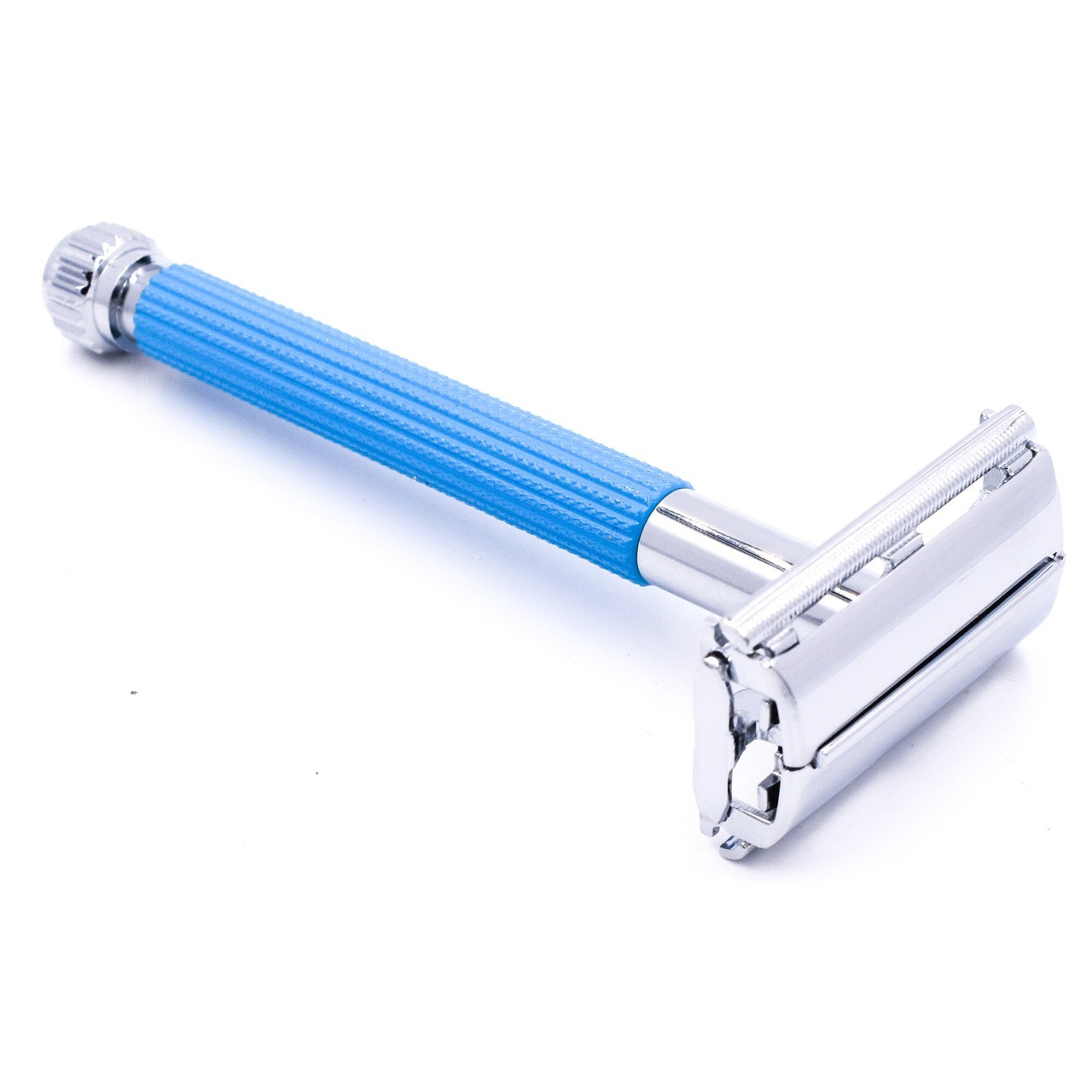 Parker 29L Blue Long Handle Butterfly Open Safety Razor