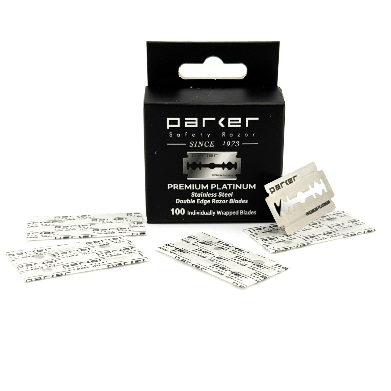 Parker Premium Platinum Double Edge Safety Razor Blades Salon Pack ...