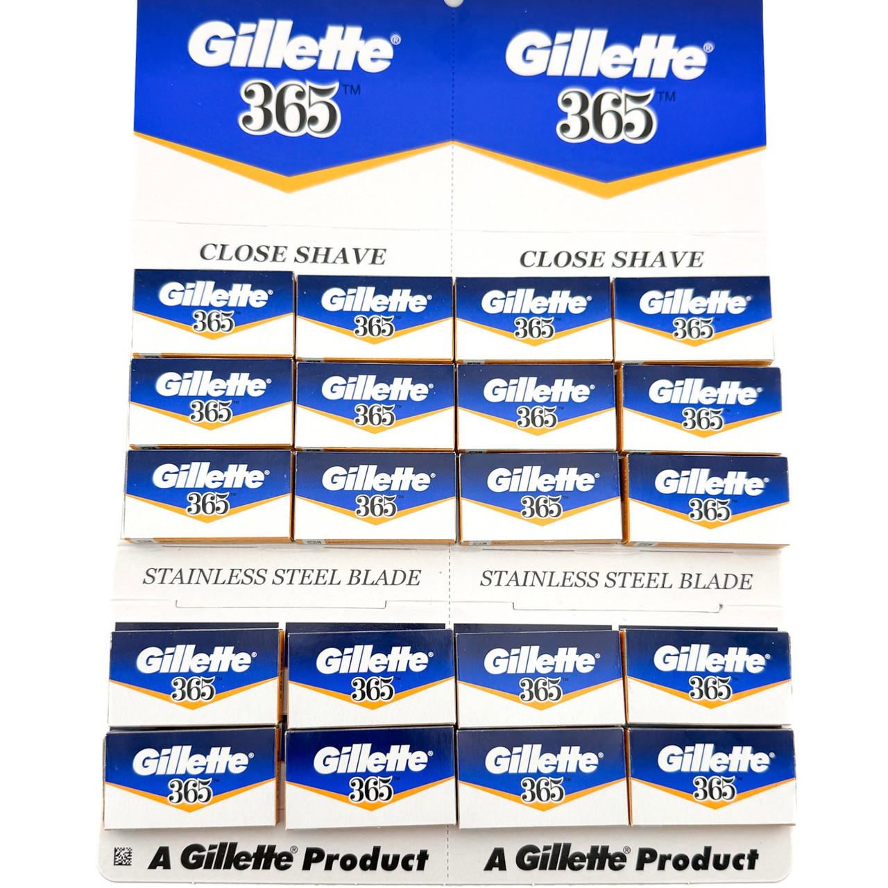 Gillette 365 Stainless Steel Double Edge Razor Blades