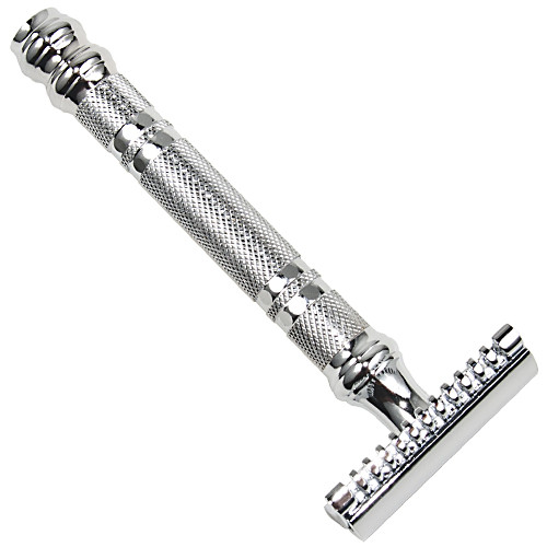 Safety Razor: Parker Convertible with Open/Closed Comb Plate
