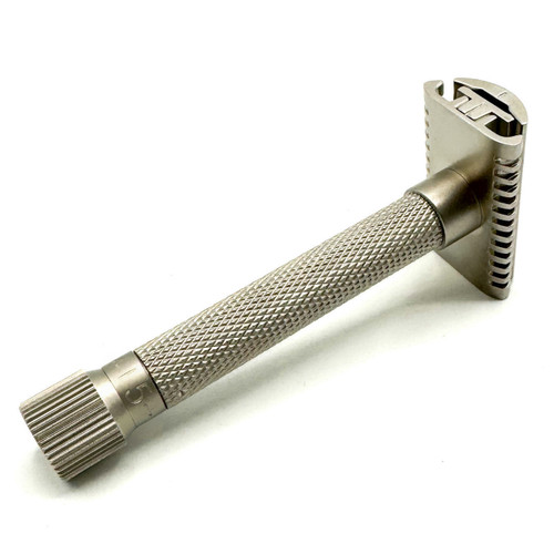 Parker Variant Adjustable Safety Razor Open Comb - Satin Chrome
