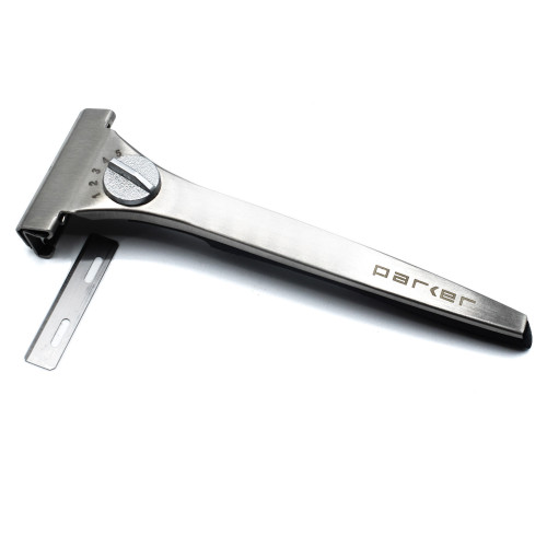 Parker Adjustable Injector Razor with 20 Single Edge Blades