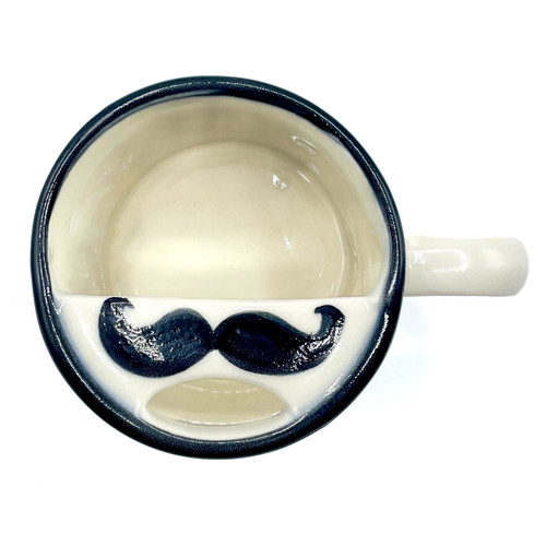 Stoneware Mustache Guard Mug by Taconic Shave