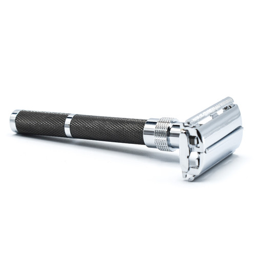 Parker 96R Long Handle Butterfly Double Edge Safety Razor & 5 Blades