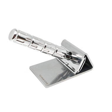 Stainless Steel Safety Razor Stand - Holds 1 DE Razor