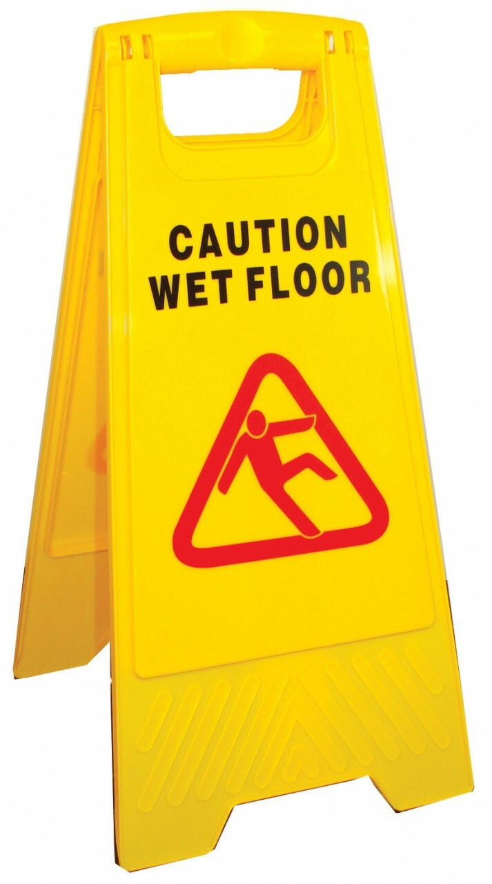 WET FLOOR CAUTION SIGN - Viking Janitor Supplies