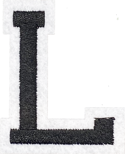 Black L Patch