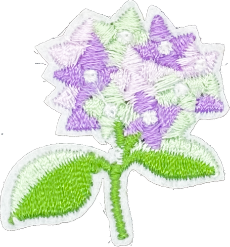 Purple Flower Bouquet - Patch