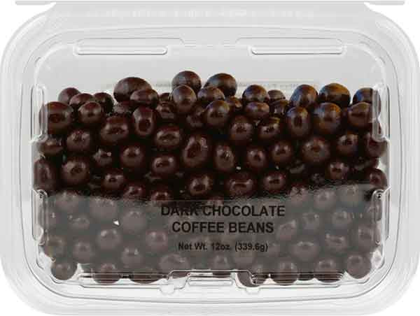 Kitch'n Snacks 12 oz. Milk Chocolate Coffee Beans Tub | Kitch'n