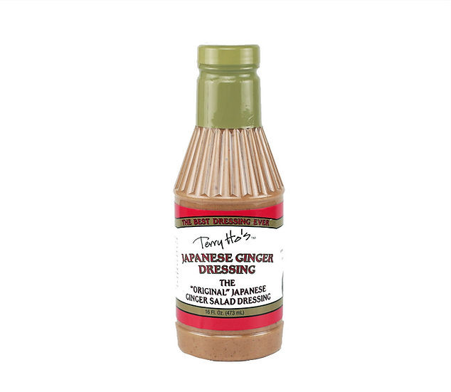 Terry Hos 12 fl. oz. Japanese Ginger Salad Dressing | Kitch'n