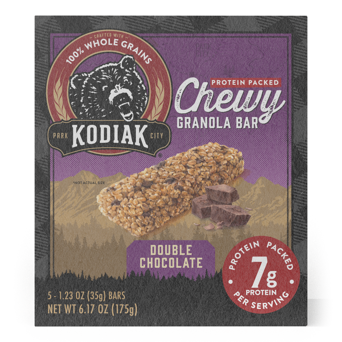 Kodiak® 1.23 oz. Double Chocolate Chewy Bars (5 Bars) | Kitch'n