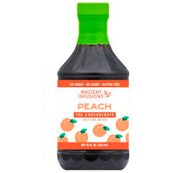 Ancient Infusions 12 fl. oz. Peach Tea Concentrate | Kitch'n