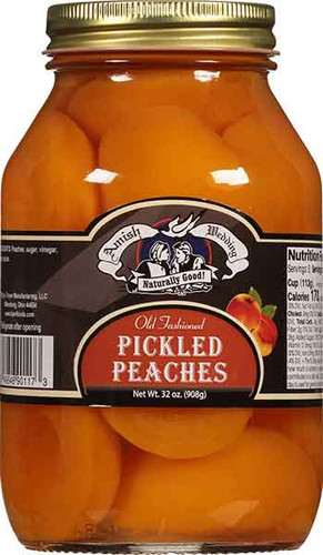 Amish Wedding® 32 oz. Pickled Peaches | Kitch'n