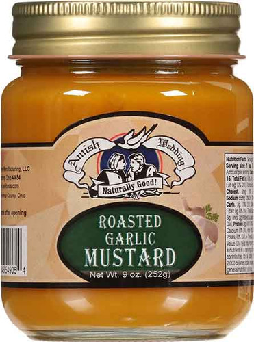 Amish Wedding® 9 oz. Roasted Garlic Mustard | Kitch'n