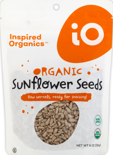 Inspired Organics® 8 oz. Organic Raw Sunflower Seeds Pouch | Kitch'n
