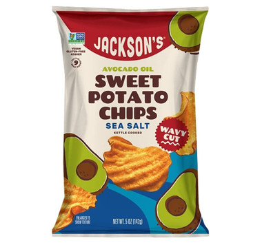 Jackson's 5 oz. Sea Salt Sweet Potato Chips with Avocado Oil | Kitch'n
