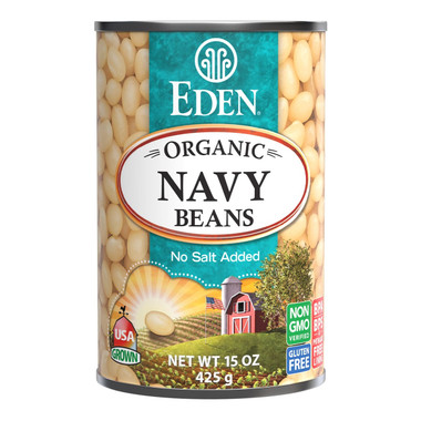 Eden Foods 15 oz. Organic Navy Beans | Kitch'n