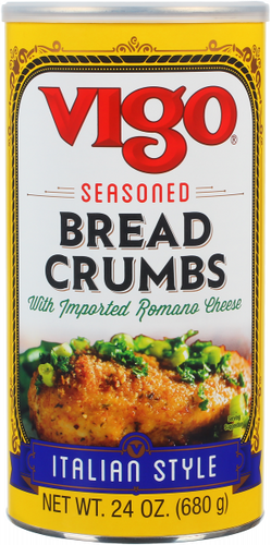 Vigo 8 oz. Seasoned Panko Bread Crumbs | Kitch'n