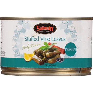 Sahtein 14.11 oz. Premium Stuffed Vine Leaves | Kitch'n