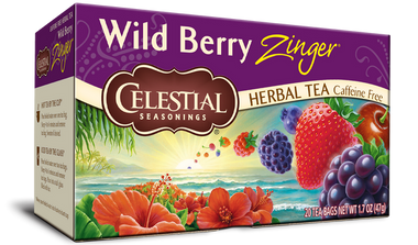 Celestial Wild Berry Zinger® Herbal Tea (20 Tea Bags) | Kitch'n