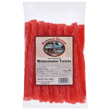Backroad Country® 16 oz. Old Fashioned Watermelon Licorice Twists | Kitch'n