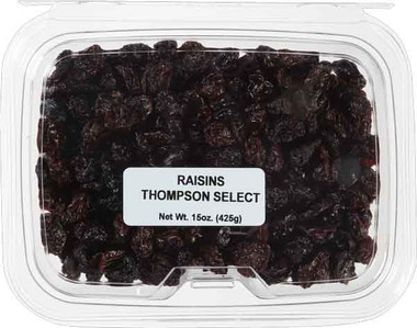 Thompson Select 15 oz. Black Jumbo Raisins | Kitch'n