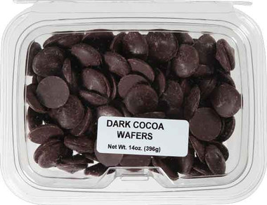 Kitch'n Snacks 14 oz. Alpine Dark Cocoa Wafers | Kitch'n