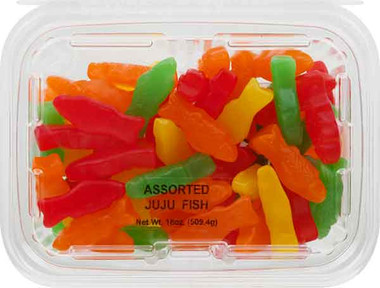 Kitch'n Snacks 18 oz. Assorted Ju Ju Fish Tub | Kitch'n