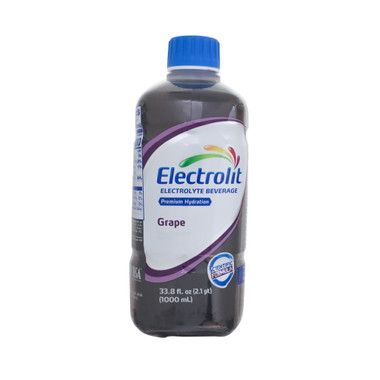 Electrolit 33.8 fl. oz. Grape Electrolyte Premium Hydration Beverage ...