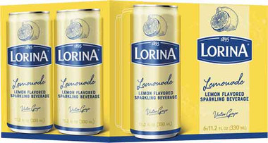Lorina 11.2 fl. oz. Can Artisanal Sparkling Lemonade (6 Pack) | Kitch'n
