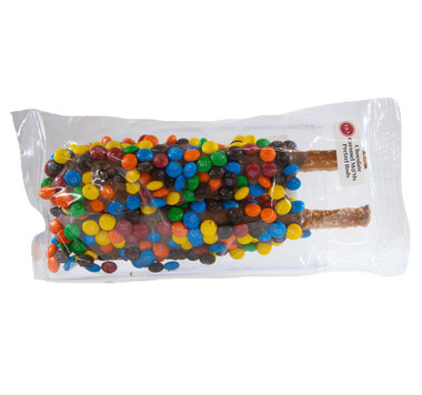 E&A Candies Chocolatey Caramel Covered M&M Pretzel Rods (2 Pack) | Kitch'n