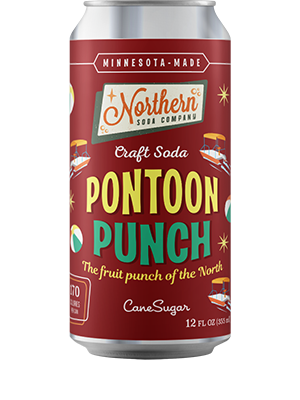 Northern Soda 12 fl. oz. Pontoon Punch Craft Soda (4 Pack) | Kitch'n