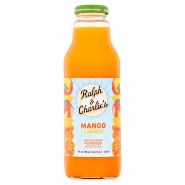 Ralph & Charlie's 18 fl. oz. Healthy Every Day Beverage Mango Carrot ...