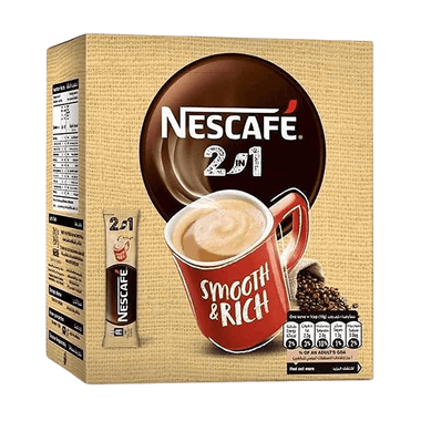 Nescafe 0.35 oz. 2 in 1 Sugar free Instant Coffee (24 Pack) | Kitch'n