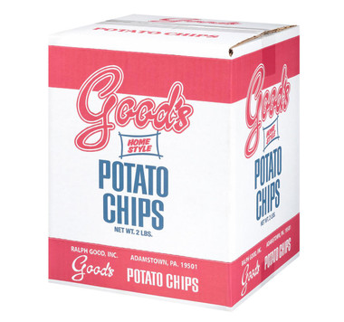Good's 32 oz. Red Bulk Box Potato Chips | Kitch'n