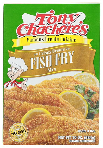 Tony Chachere's 10 oz. Crispy Creole Fish Fry Mix | Kitch'n