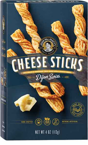 John Wm. Macy's 4 oz. Dijon Swiss CheeseSticks | Kitch'n