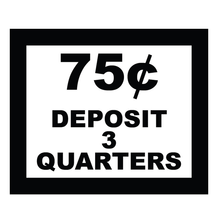 Buy Online $ Decal - Quarters Only | Excel Tire Gauge