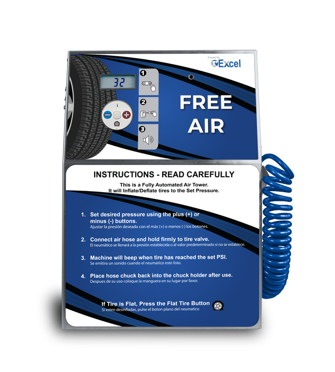 Buy Online SCWM-23 | Wall Mounted Air Machine | Excel Tire Gauge