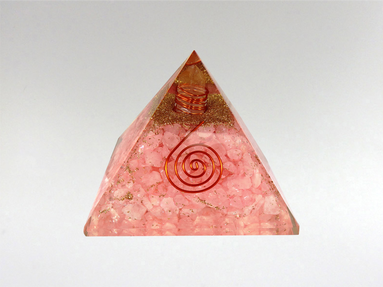 Orgonite Pyramid - Rose Quartz