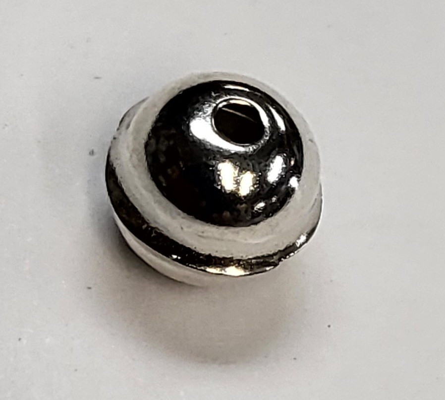 SS Bead 9mm Seamed - SJ Jewelry Supply