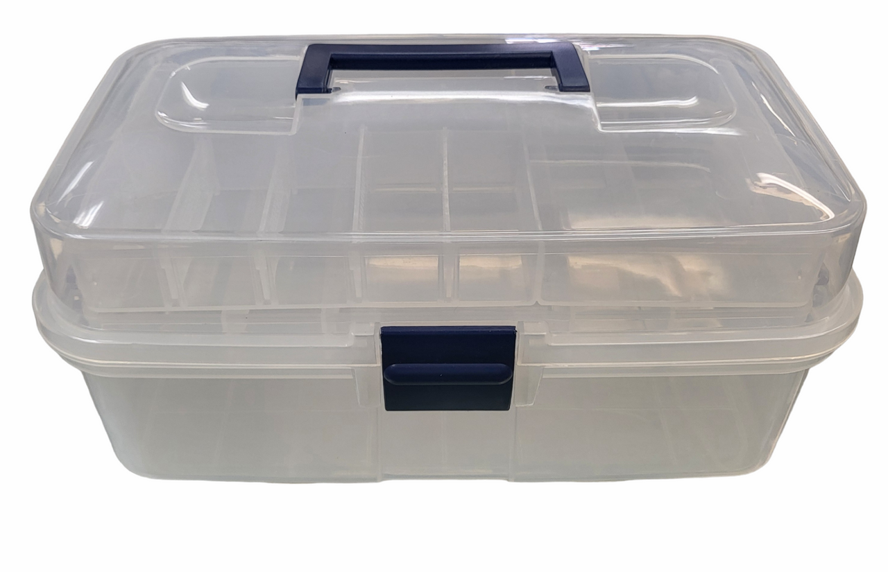 Tool Box W/2 Folding Trays - SJ Jewelry Supply