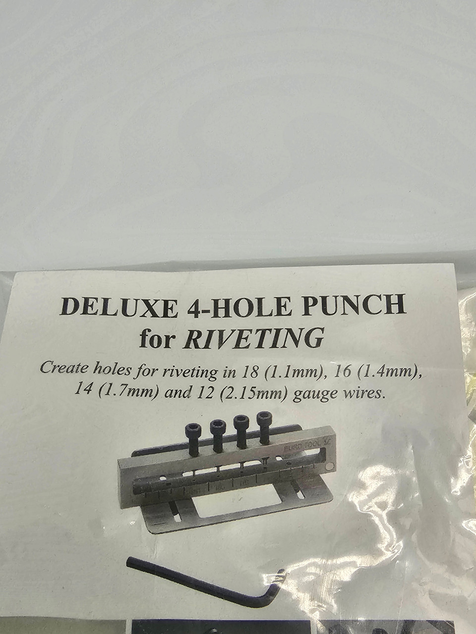Riveting Tool Deluxe (4 holes) - SJ Jewelry Supply
